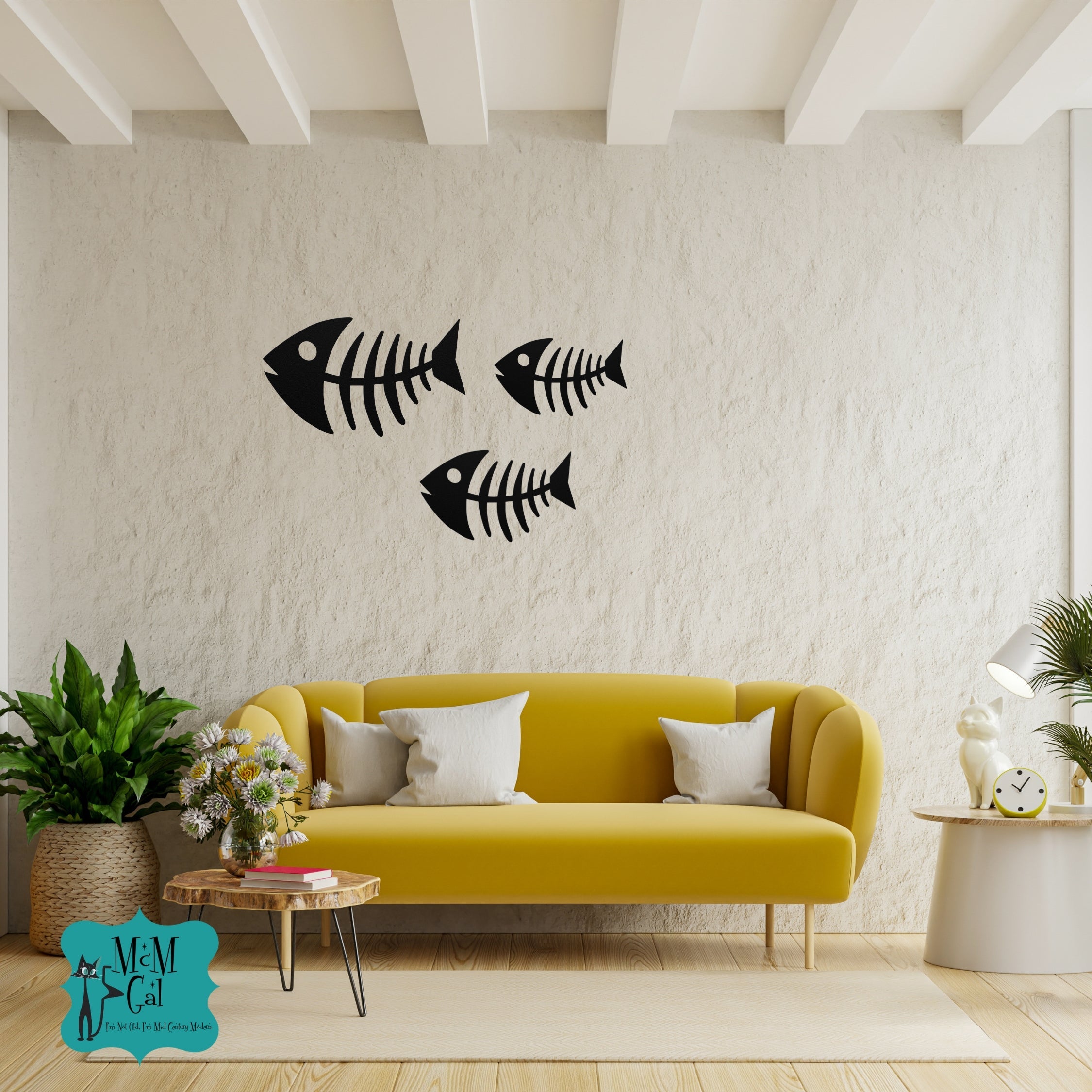 Mid Century Modern Fish Art And Home Decor – Mid Century Modern Gal