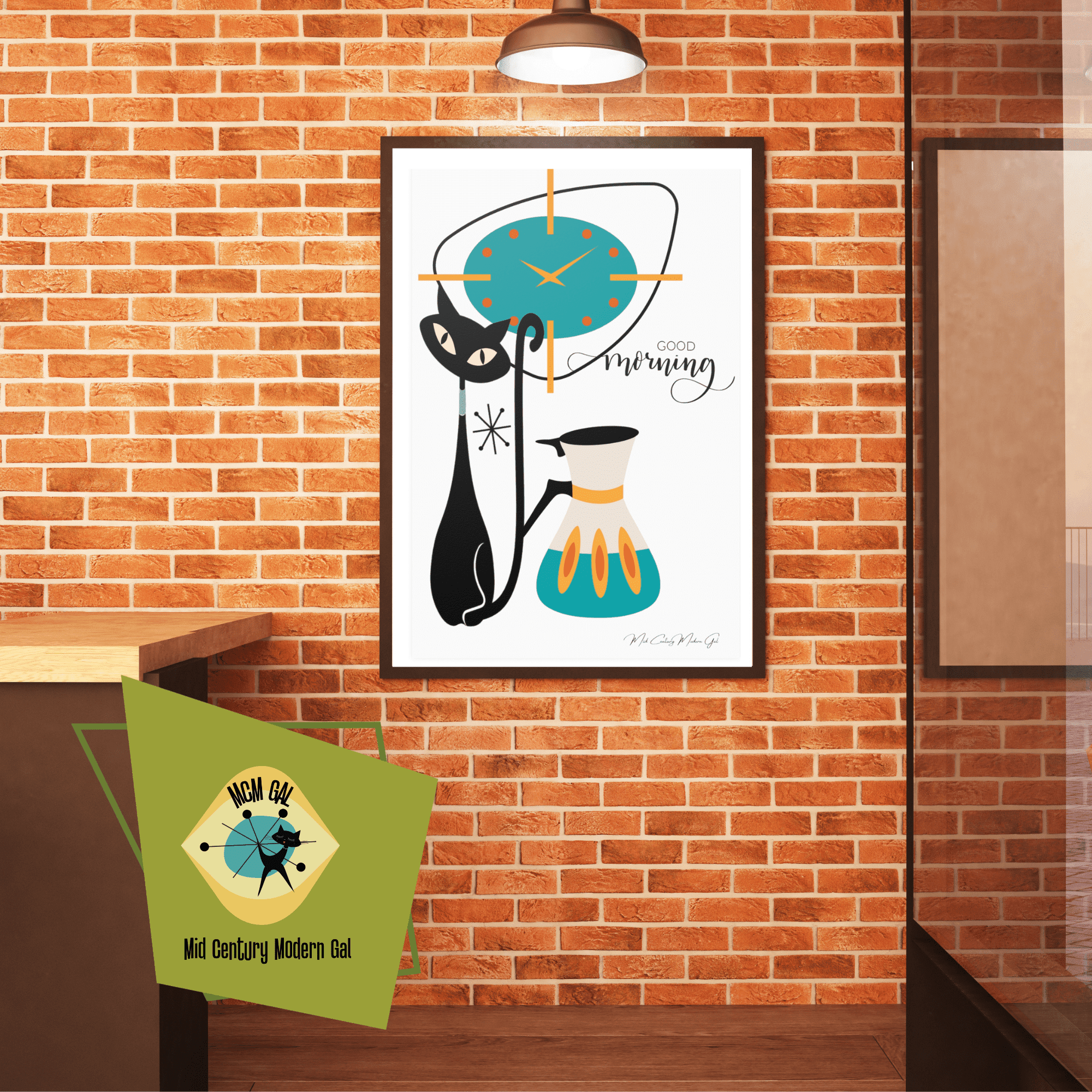 Mid Century Modern Poster Wall Art – Mid Century Modern Gal