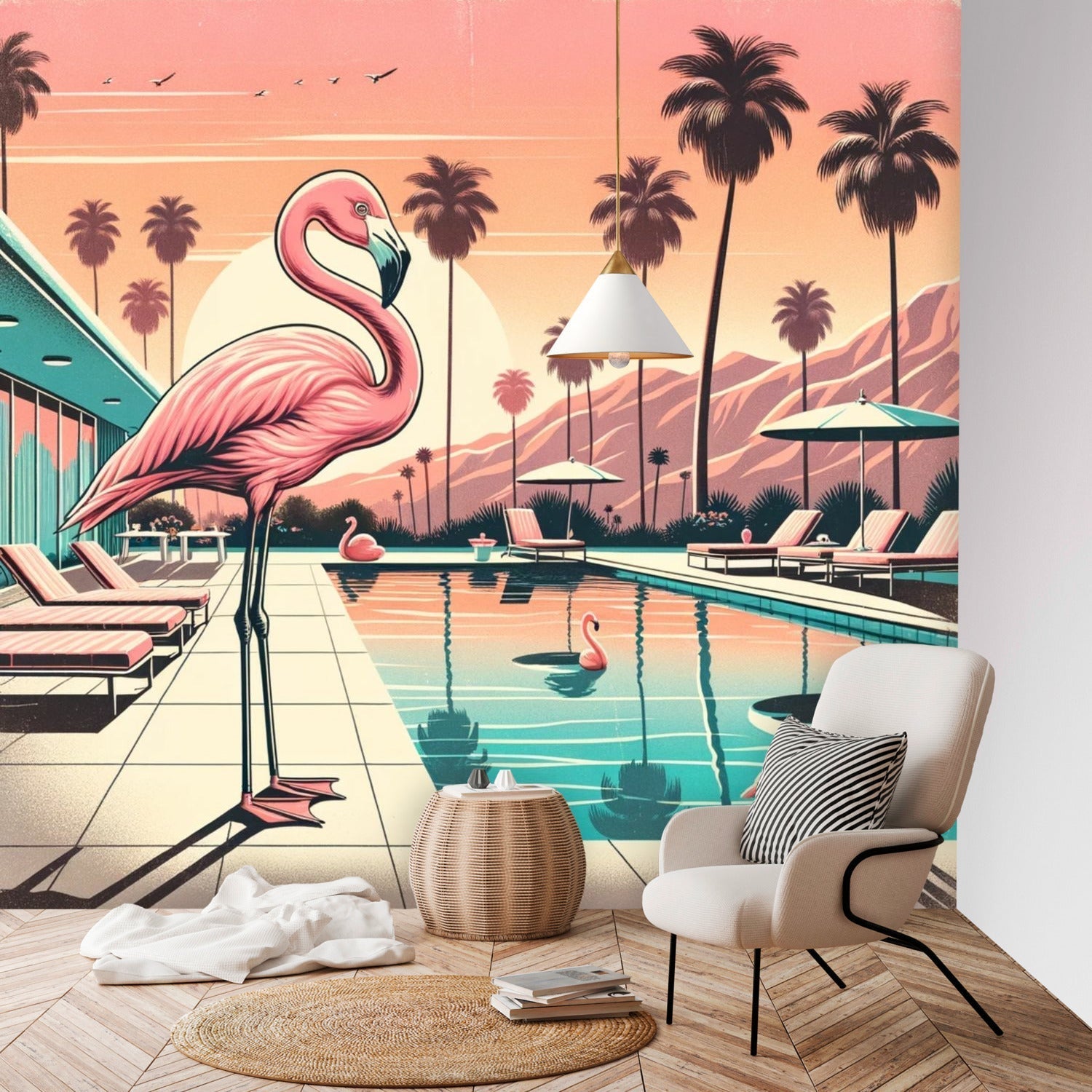 Mid Century Modern Flamingo Decor And Accessories – Mid Century Modern Gal