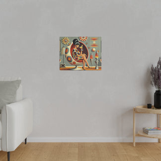 Retro Mod Gal, Atomic Age Kitschy 60s Groovy Wall Art - 8192838107291 ...