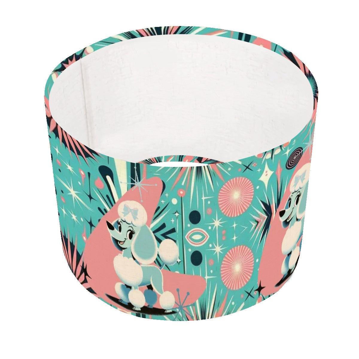 Mid Century Modern Atomic 50s Poodle Lamp Shade ONLY - For Arc Floor ...