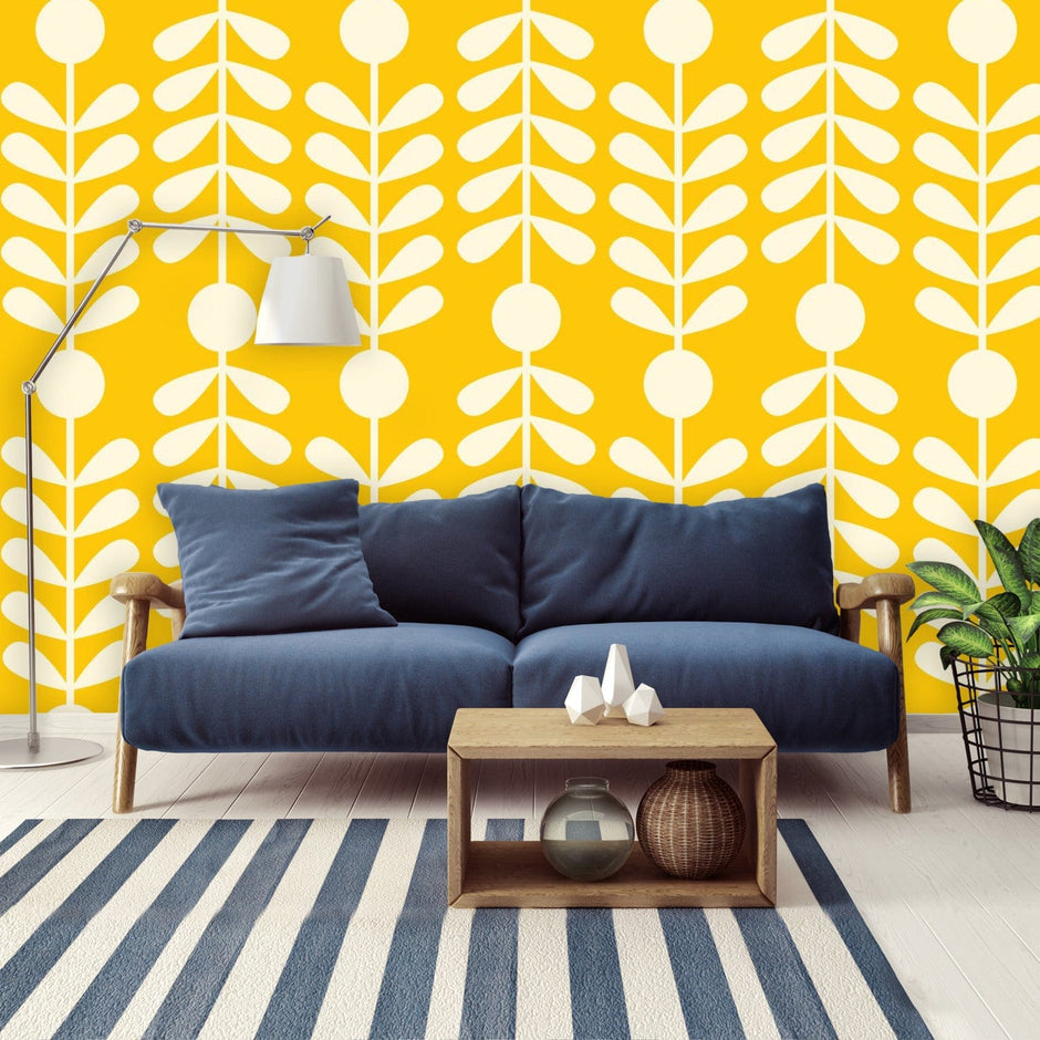 Mid Century Modern Wallpaper Peel and Stick Wall Paper Murals – Mid ...