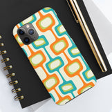Mid Century Modern Groovy Googie Design, Colorful Smart Phone Touch ...