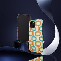 Mid Century Modern Groovy Googie Design, Colorful Smart Phone Touch ...